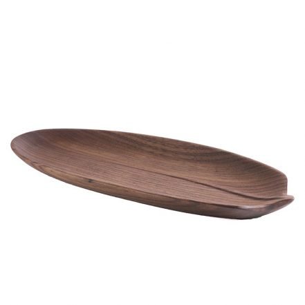 Leaf Shaped Wooden Plate – Woodence