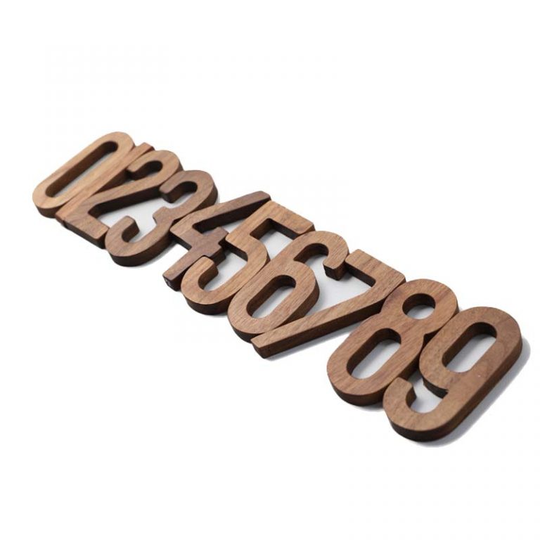 Custom Wooden Numbers – Woodence