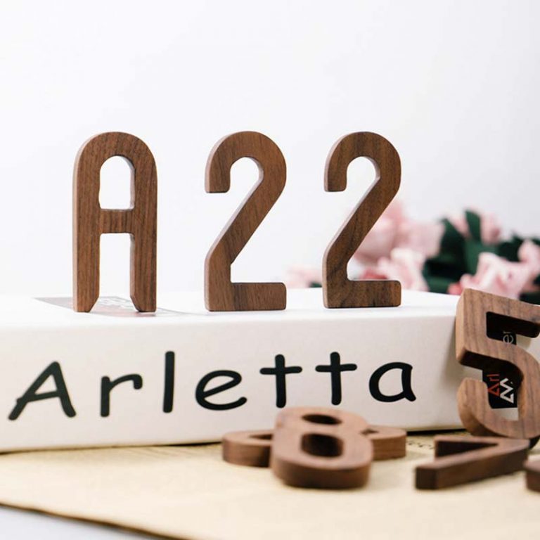 Custom Wooden Numbers – Woodence