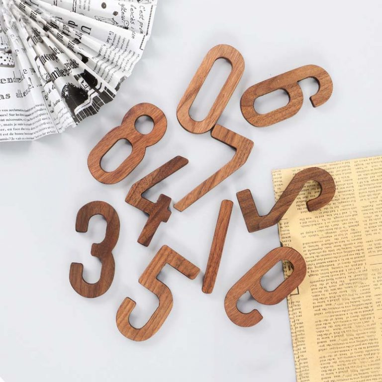Custom Wooden Numbers – Woodence