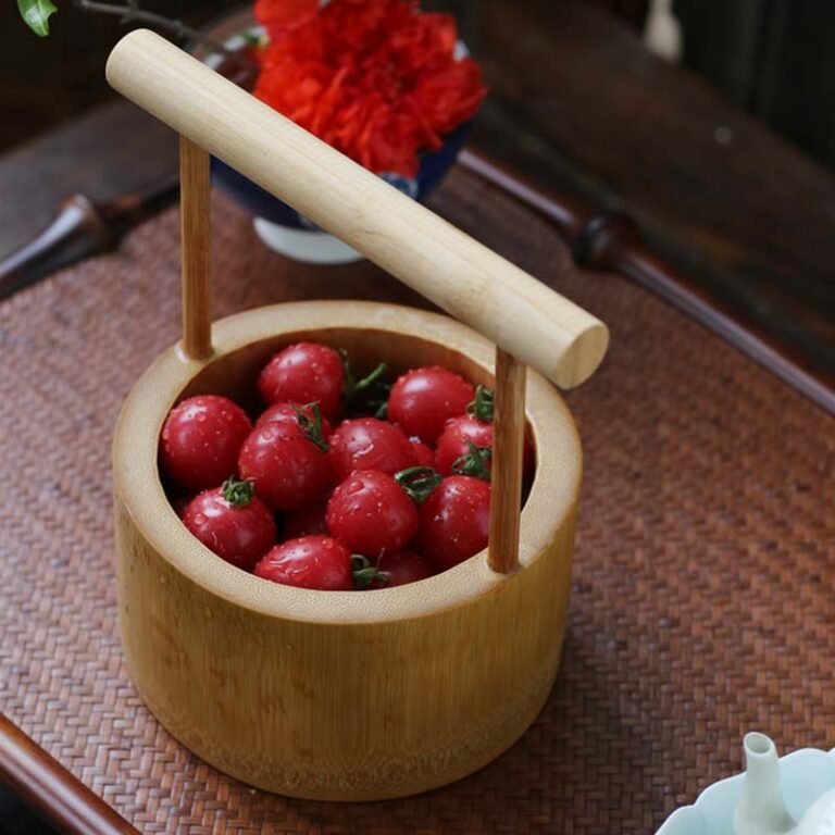 Bamboo Handheld Snack Tray – Woodence