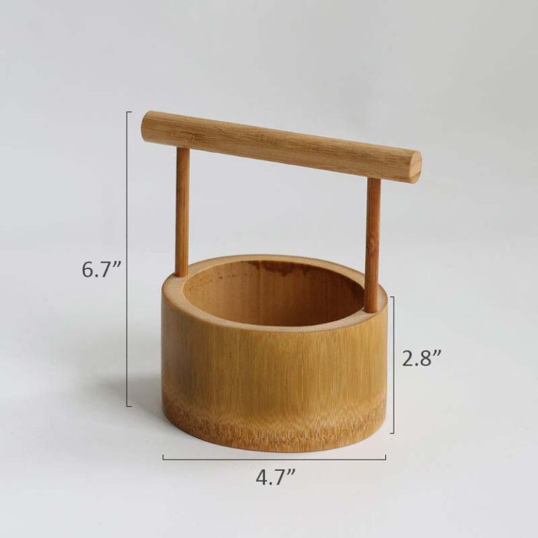 Bamboo Handheld Snack Tray – Woodence